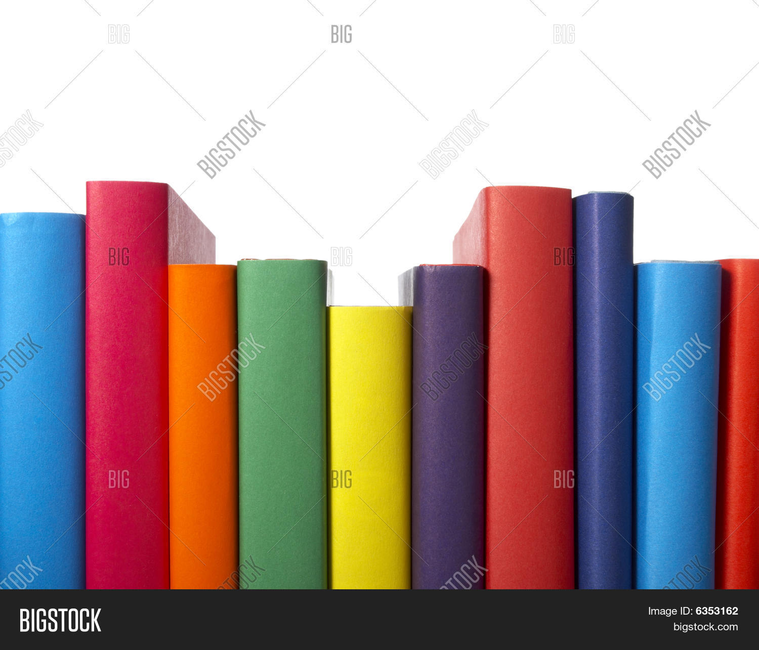 Colorful Books Stack Image & Photo (Free Trial) | Bigstock