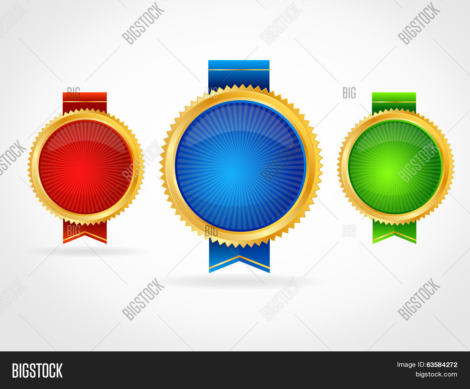 Vector Medals Vector & Photo (Free Trial) | Bigstock