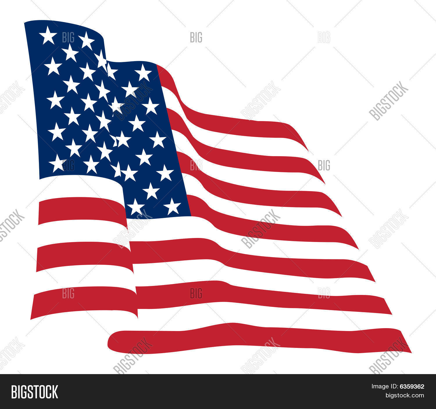 American Flag Vector & Photo (Free Trial) | Bigstock