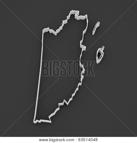 Map Belize. 3d Image & Photo (Free Trial) | Bigstock