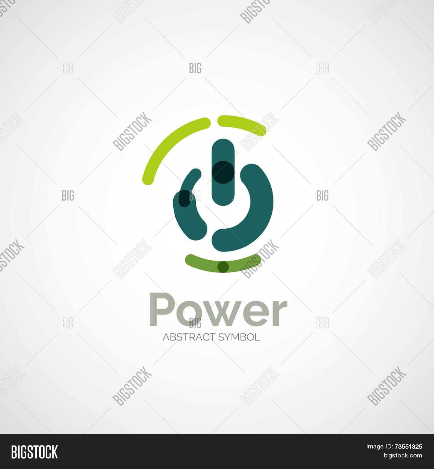 Power Button Logo Vector & Photo (Free Trial) | Bigstock
