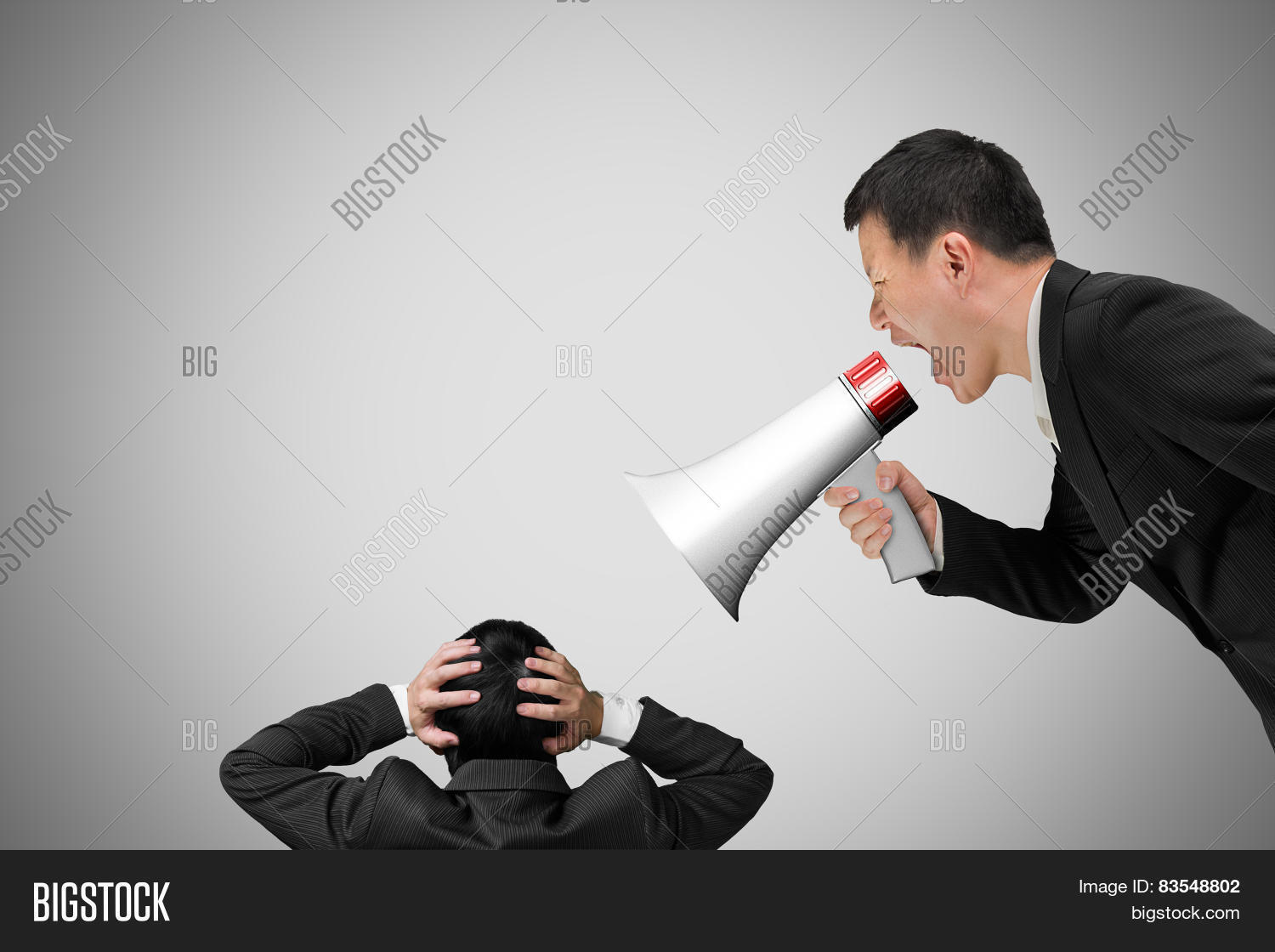 Boss Using Megaphone Image & Photo (Free Trial) | Bigstock