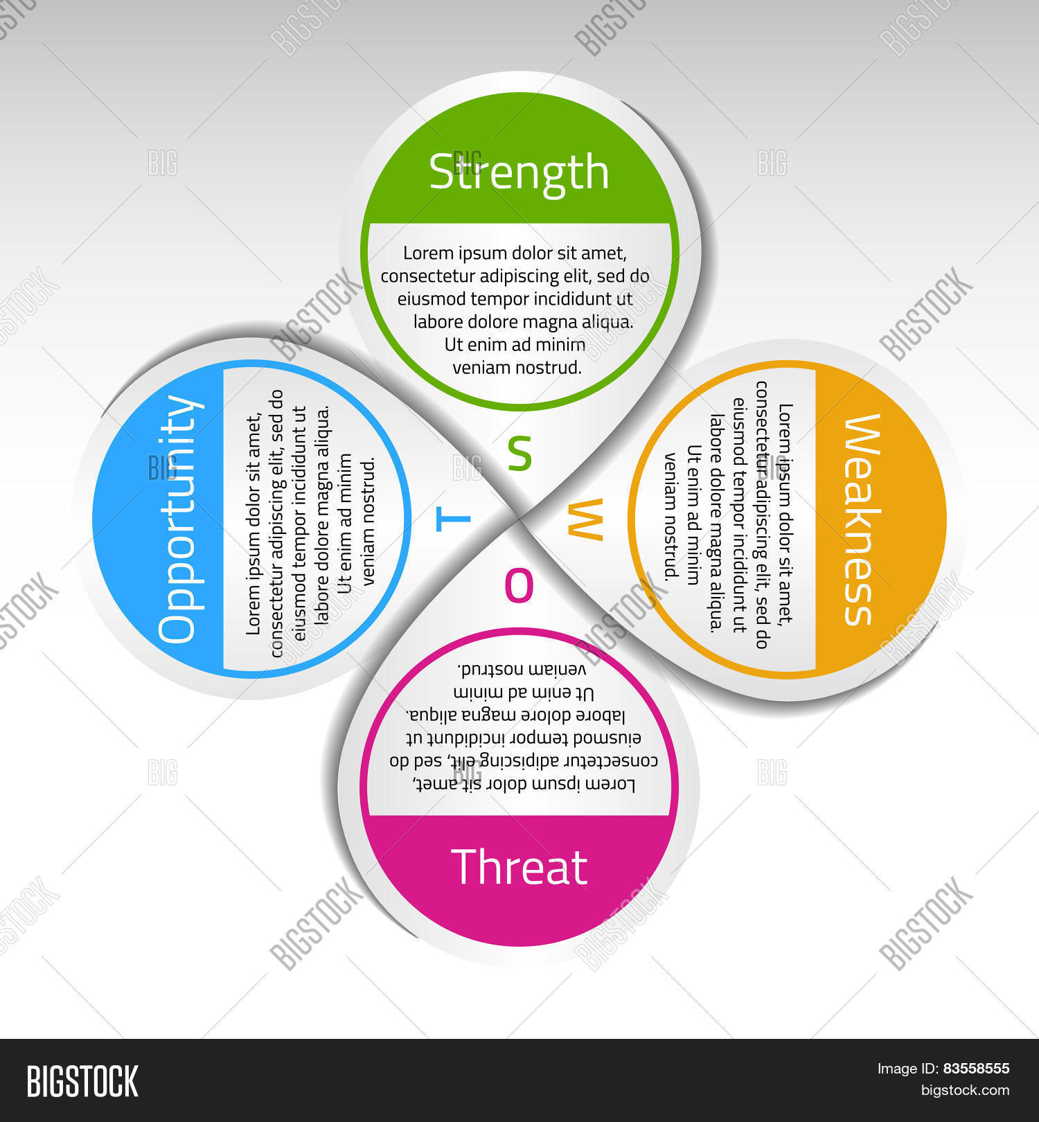 Modern Swot Analysis Vector & Photo (Free Trial) | Bigstock