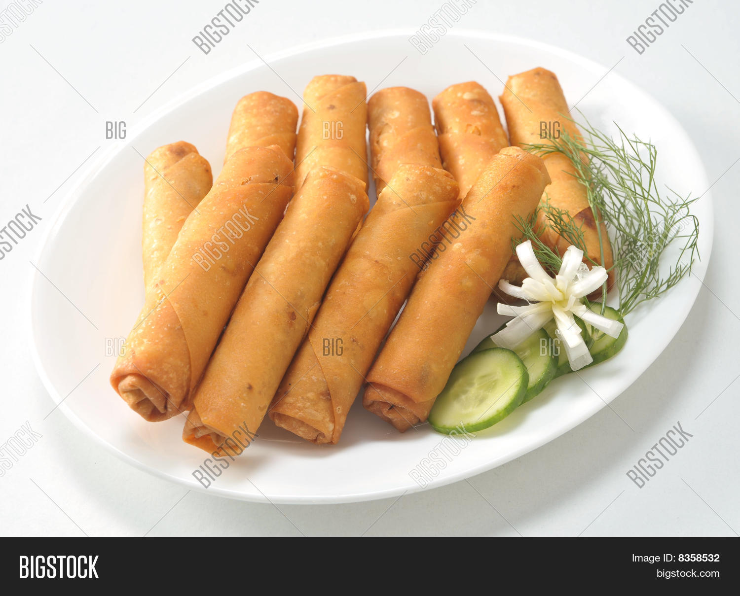 Chines Rolls Image & Photo (Free Trial) | Bigstock