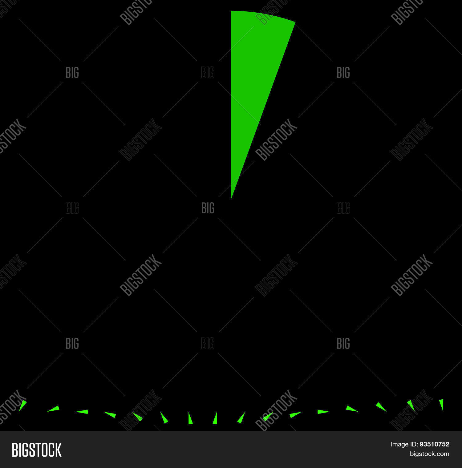 Rotating Empty Radar Vector & Photo (Free Trial) | Bigstock
