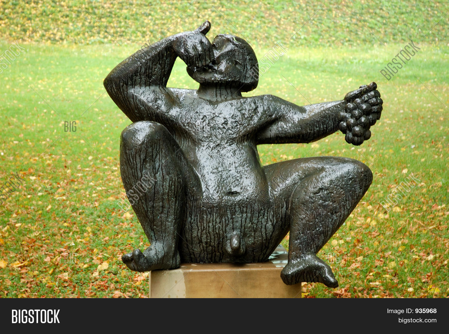 Statue Boy Eating Image & Photo (Free Trial) | Bigstock