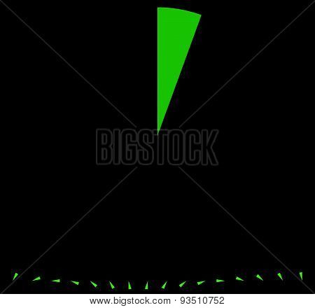Rotating Empty Radar Vector & Photo (Free Trial) | Bigstock