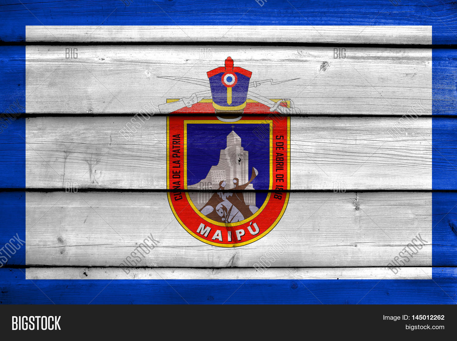 Flag Maipu, Chile, Image & Photo (Free Trial) | Bigstock