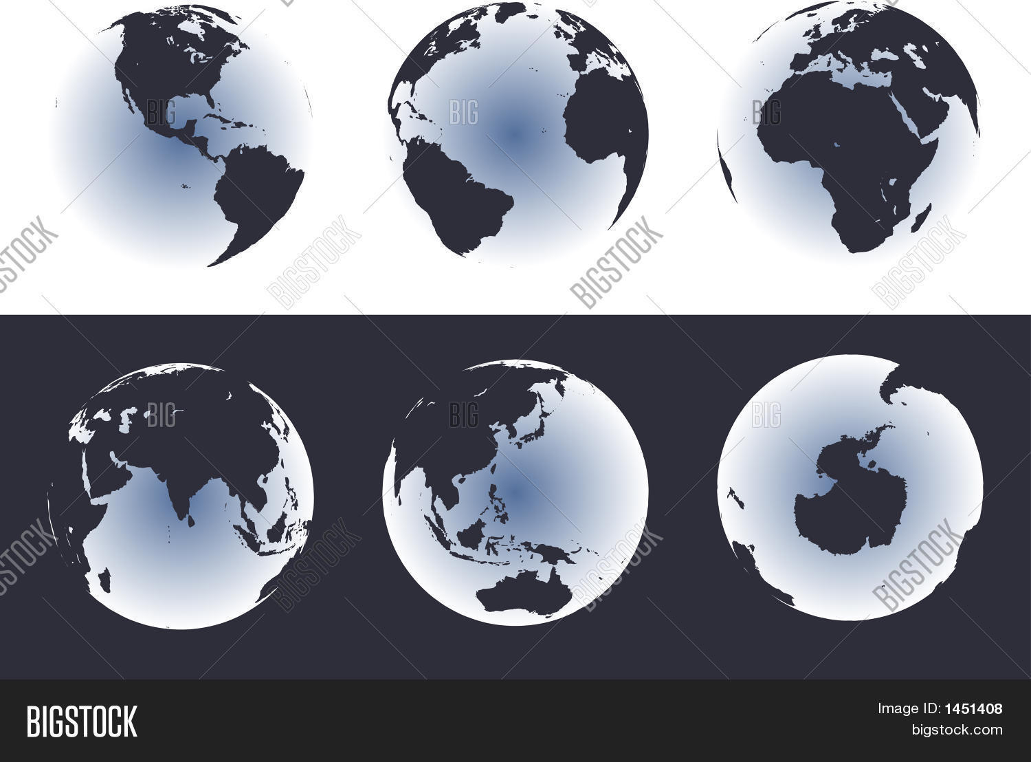 World Map On Glowing Image & Photo (Free Trial) | Bigstock