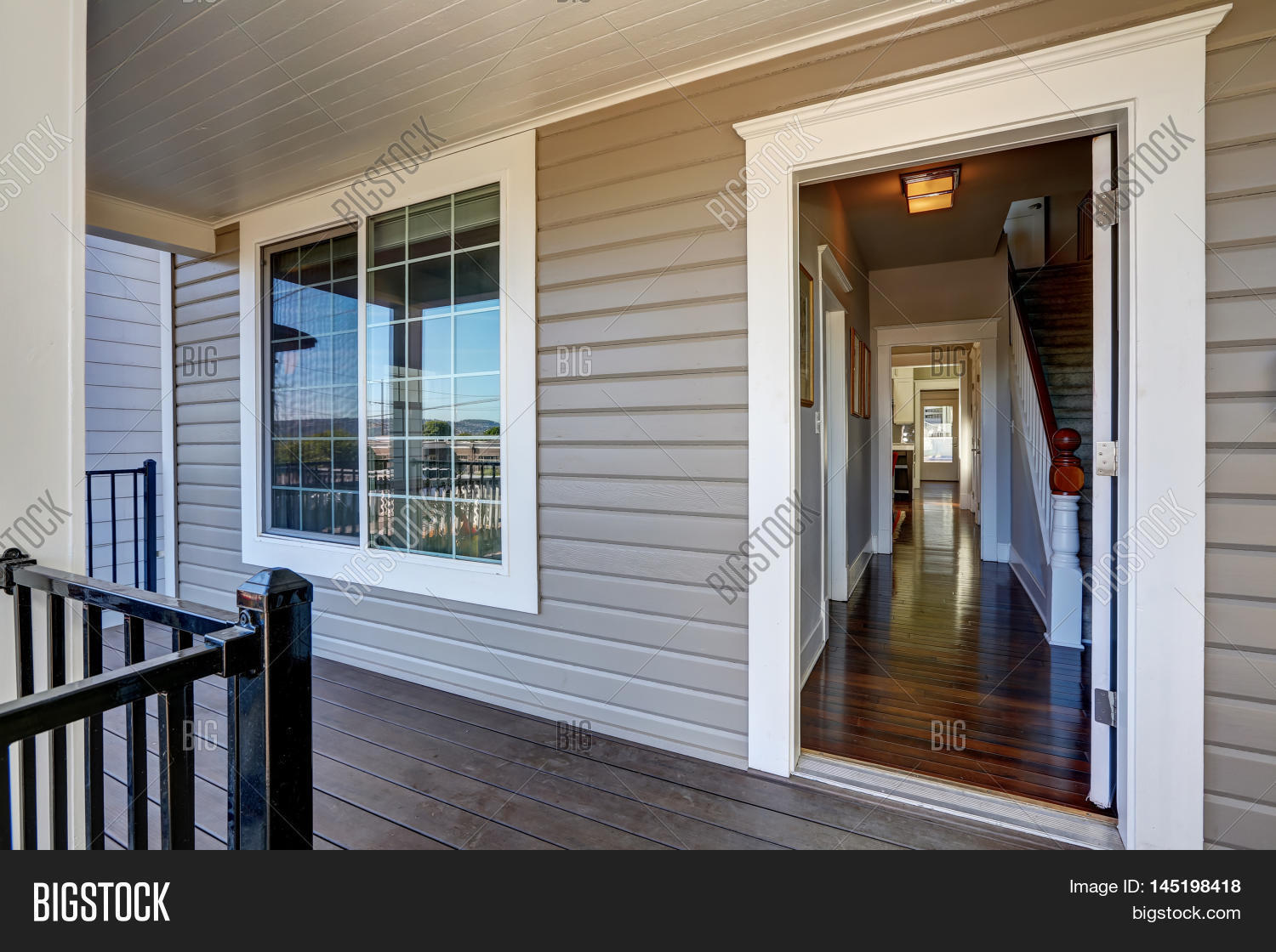 Empty Covered Porch Image & Photo (Free Trial) | Bigstock