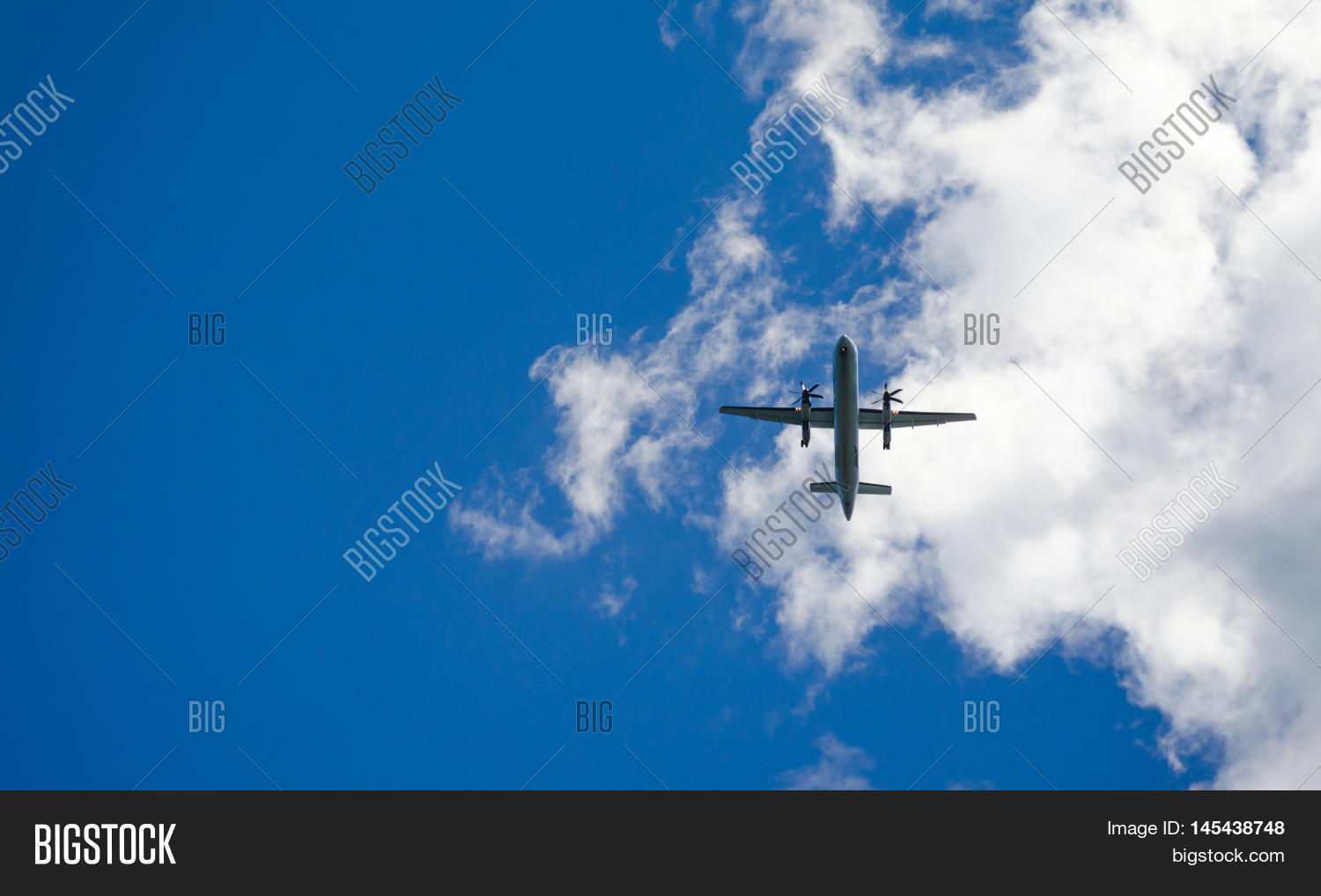 Blue Sky Fly-over. Image & Photo (Free Trial) | Bigstock