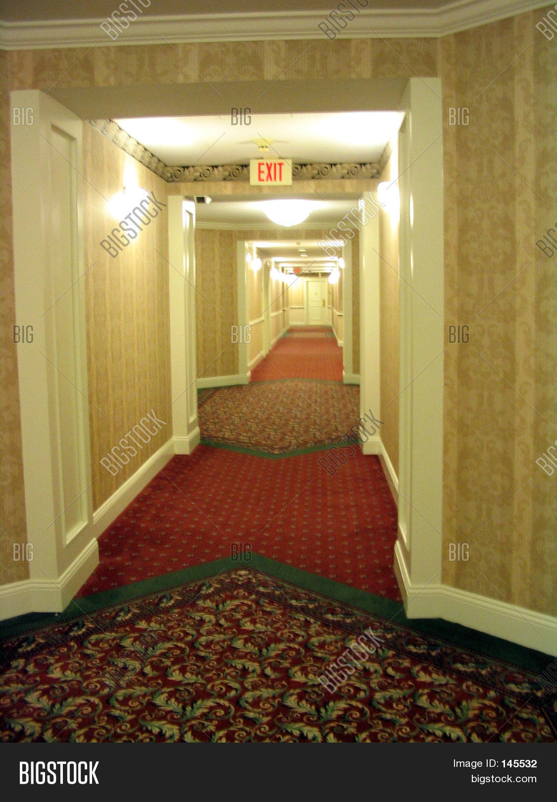 Hotel Hallway Image & Photo (Free Trial) | Bigstock