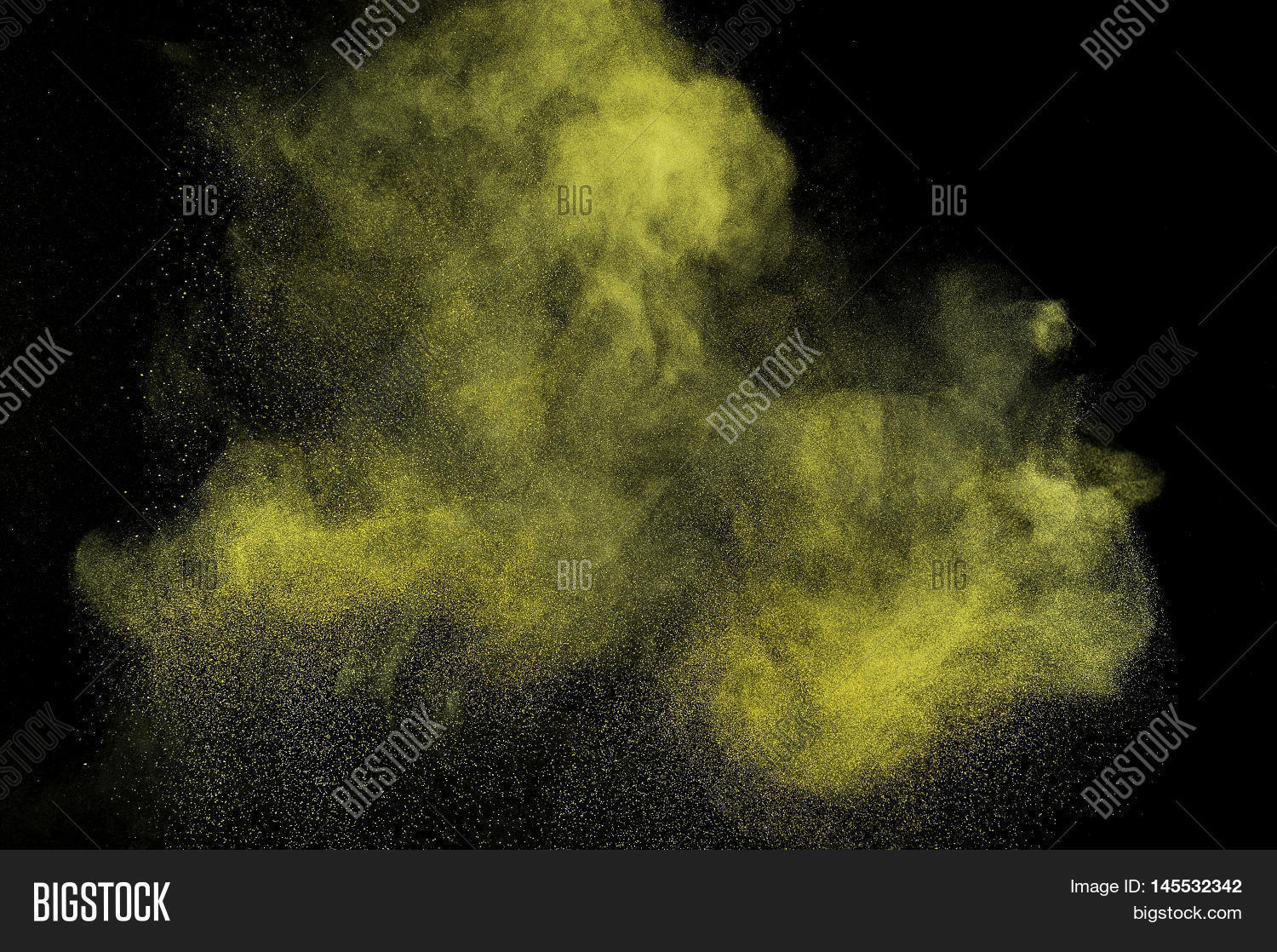 Gold Powder Explosion Image & Photo (Free Trial) | Bigstock