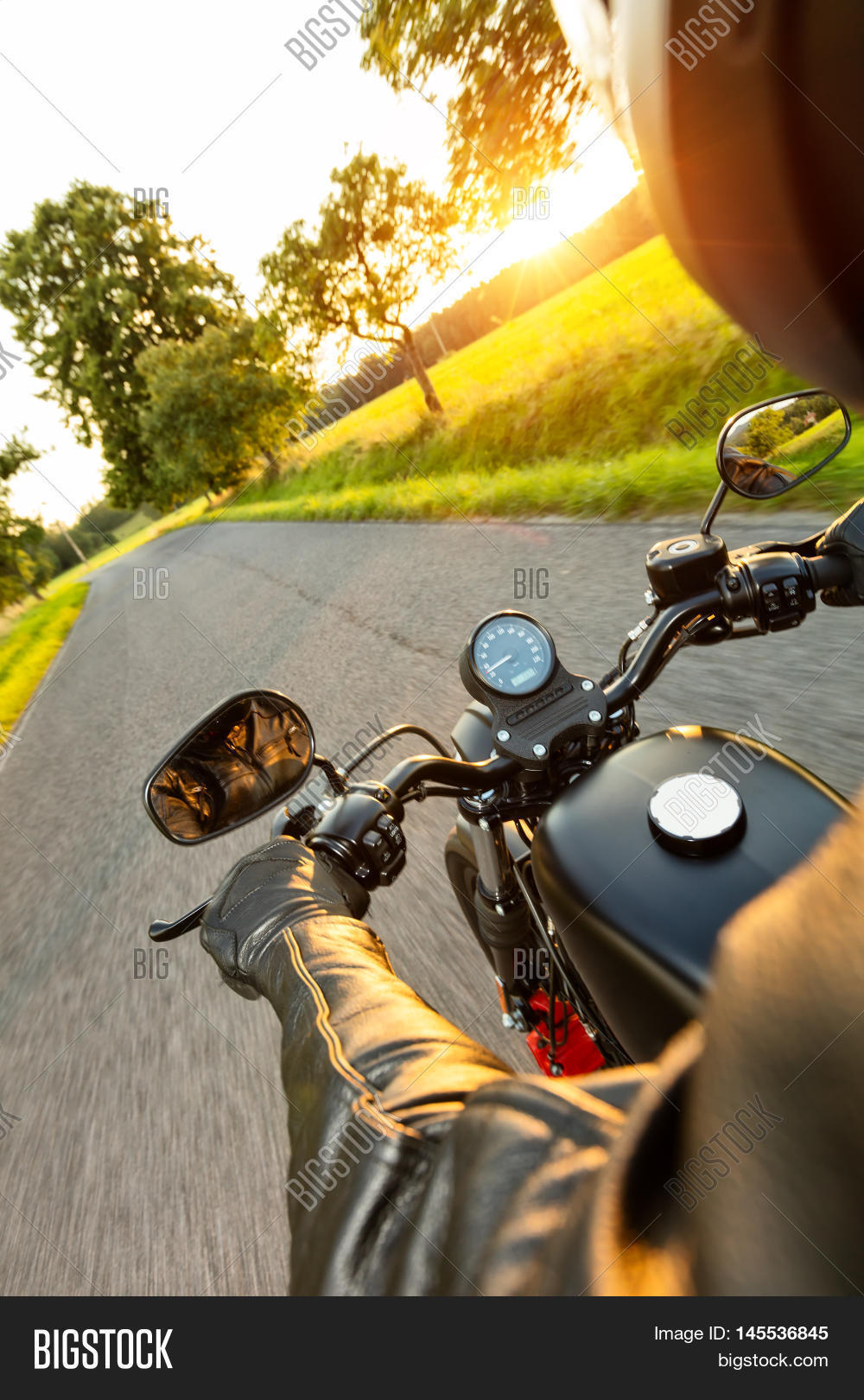 Motorcycle Driver Image & Photo (Free Trial) | Bigstock