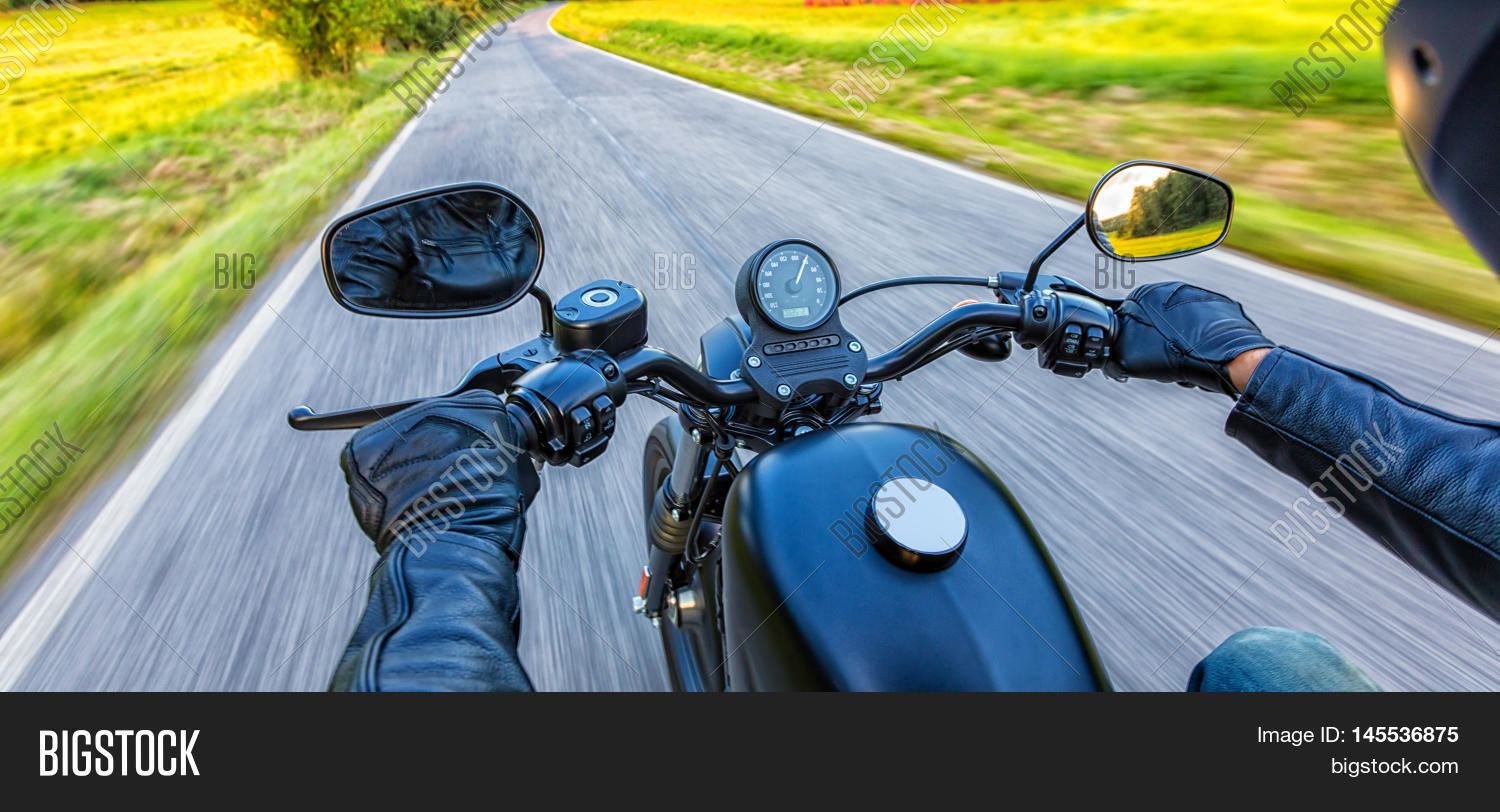 Motorcycle Driver Image & Photo (Free Trial) | Bigstock