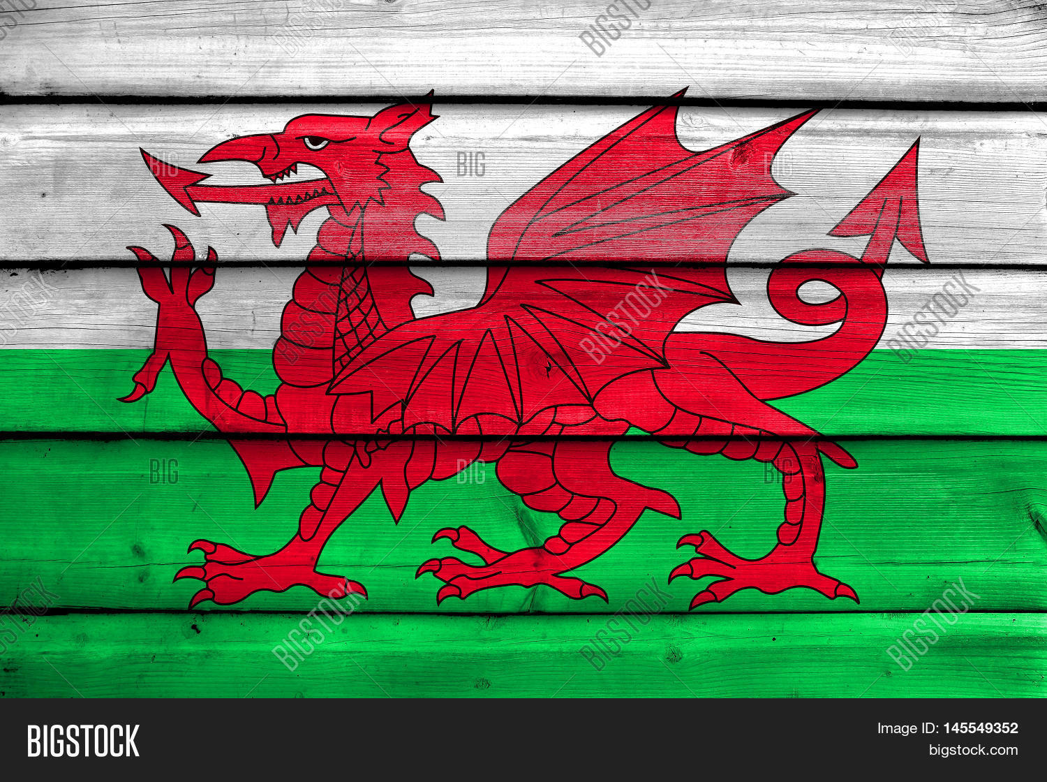 Flag Wales, Uk, Image & Photo (Free Trial) | Bigstock