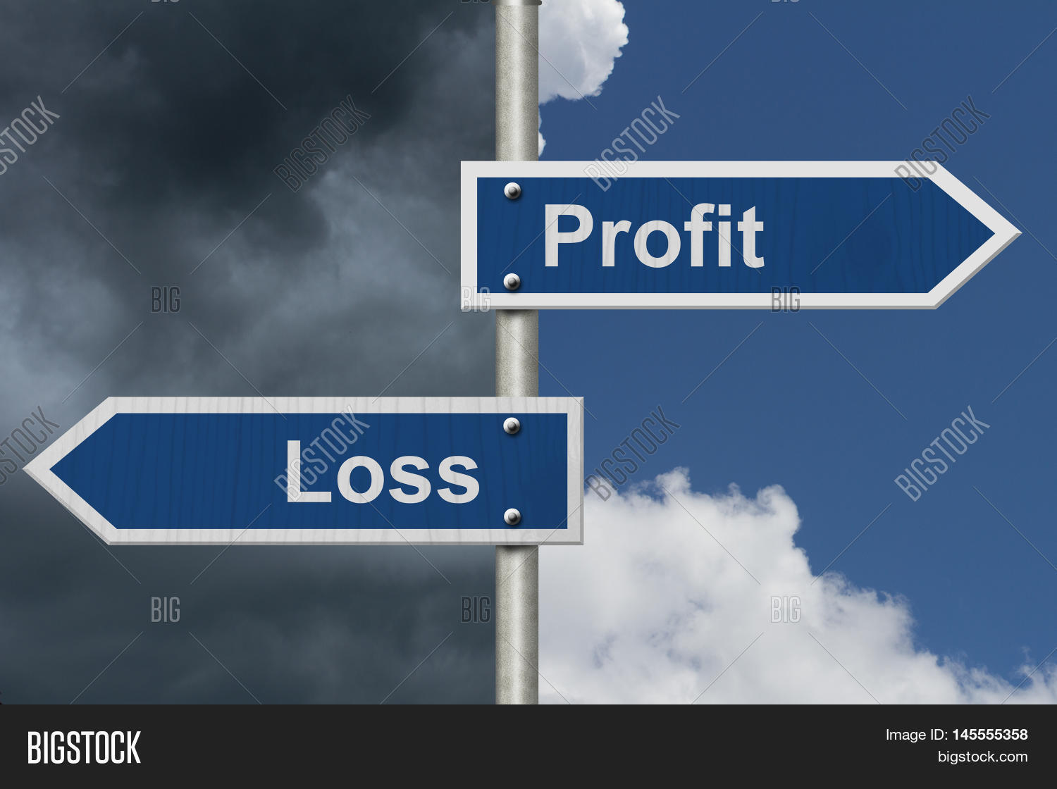 Profit Versus Loss Two Image & Photo (Free Trial) | Bigstock