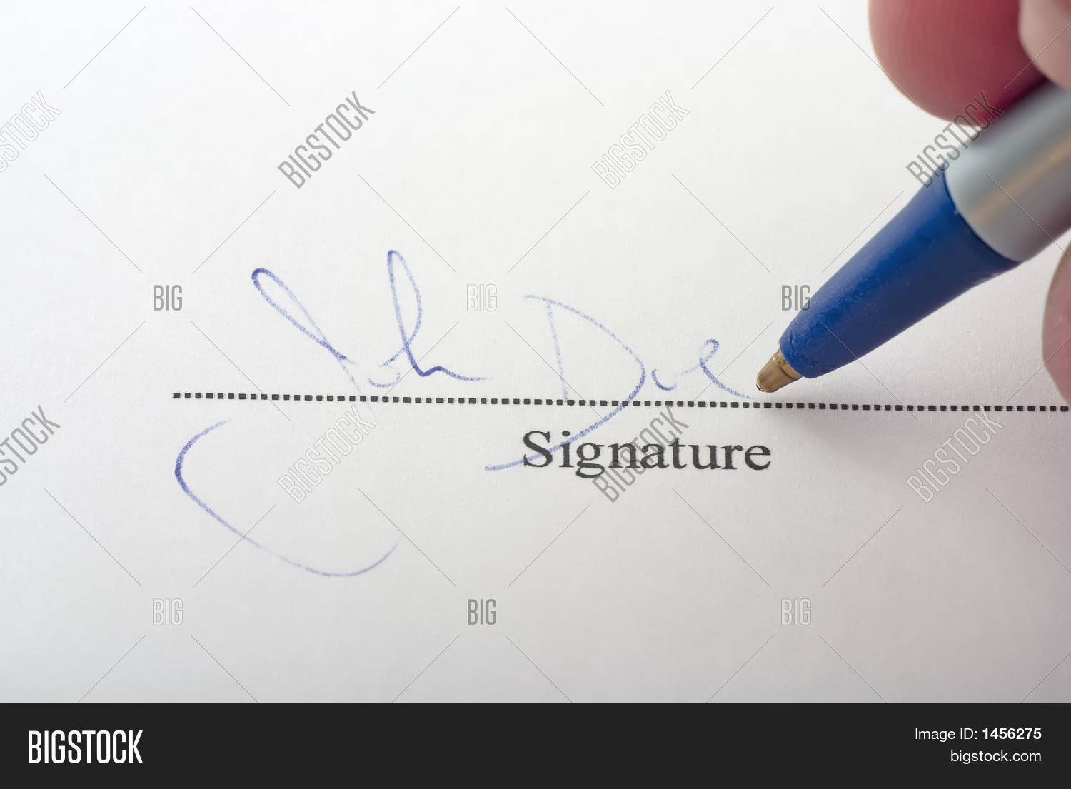Sign On Dotted Line Image & Photo (Free Trial) | Bigstock