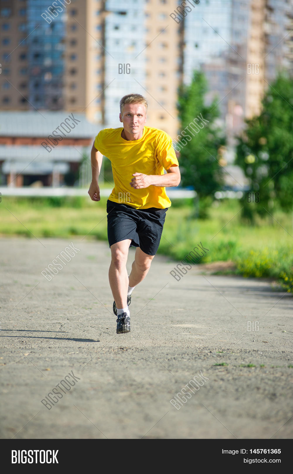Running Man Jogging Image & Photo (Free Trial) | Bigstock
