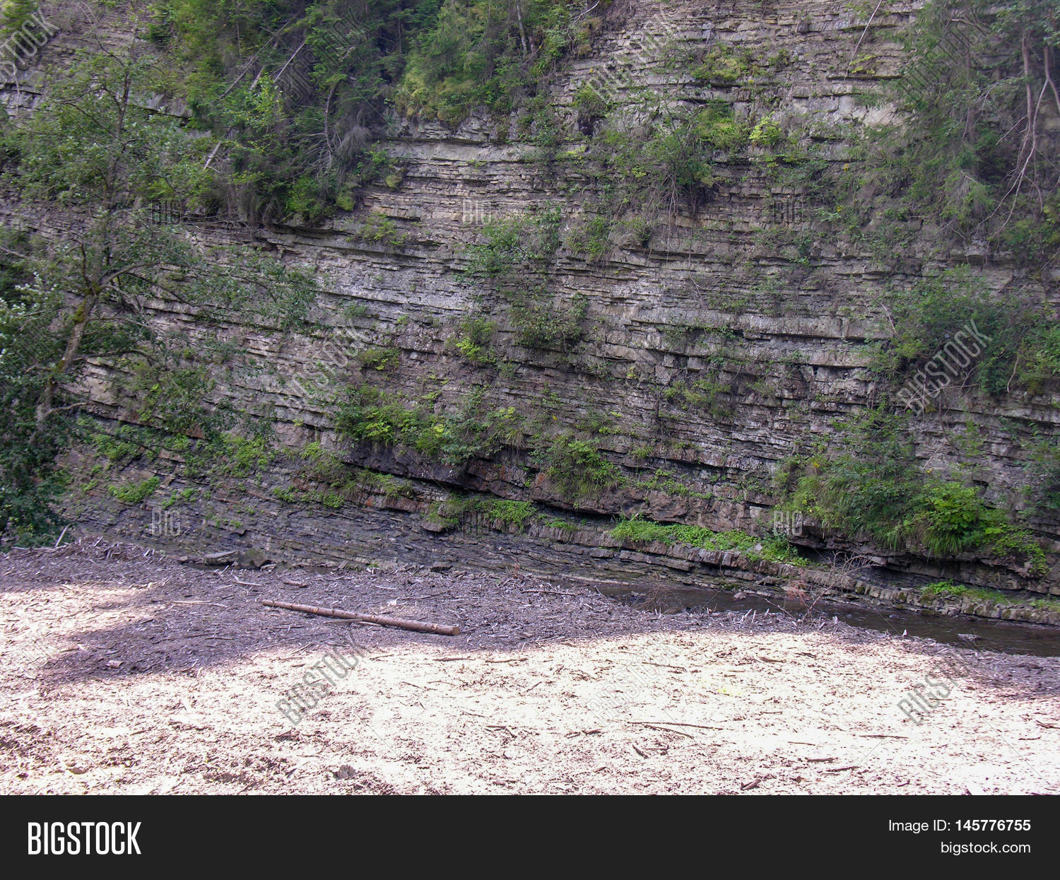 Vertical Rock Exposing Image & Photo (Free Trial) | Bigstock