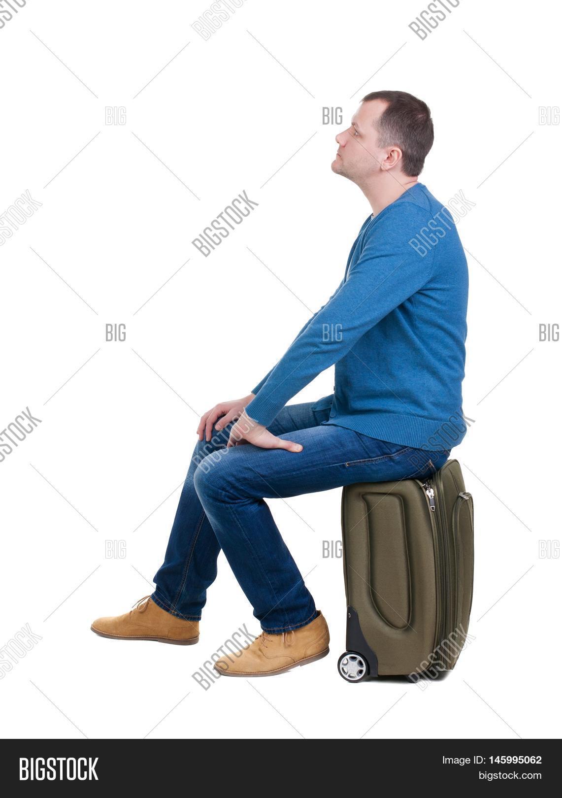 Back View Man Sitting Image & Photo (Free Trial) | Bigstock