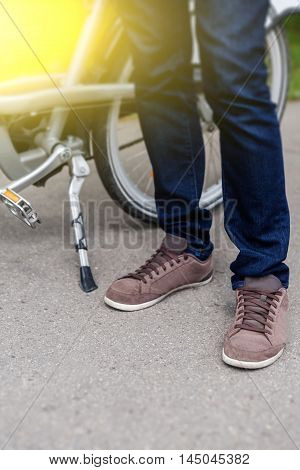 Closeup Mens Legs Blue Image & Photo (Free Trial) | Bigstock