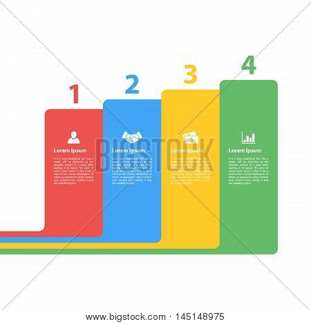 Four Steps Sequence Vector & Photo (Free Trial) | Bigstock