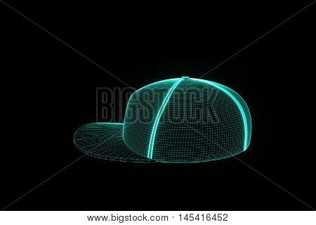 3D Hat Cap Wireframe Image & Photo (Free Trial) | Bigstock