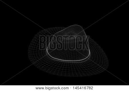 3D Hat Cap Wireframe Image & Photo (Free Trial) | Bigstock