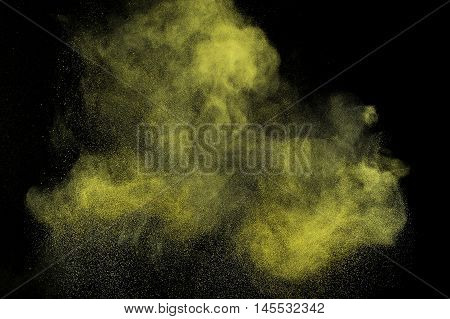 Gold Powder Explosion Image & Photo (Free Trial) | Bigstock