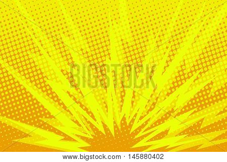 Yellow Cartoon Blast Vector & Photo (Free Trial) | Bigstock
