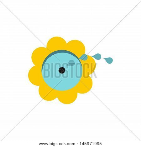 Watering Flower Icon Vector & Photo (Free Trial) | Bigstock