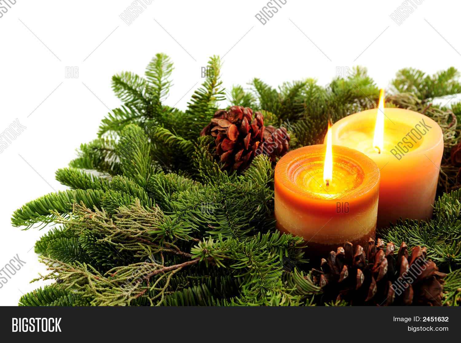 Christmas Candles Image & Photo (Free Trial) | Bigstock