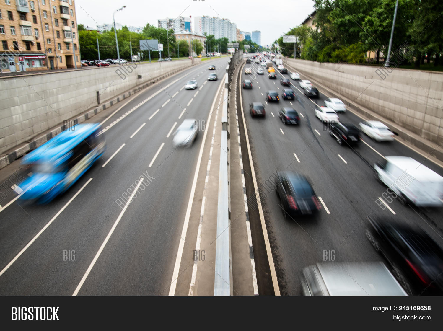 City Highway Fast Image & Photo (Free Trial) | Bigstock