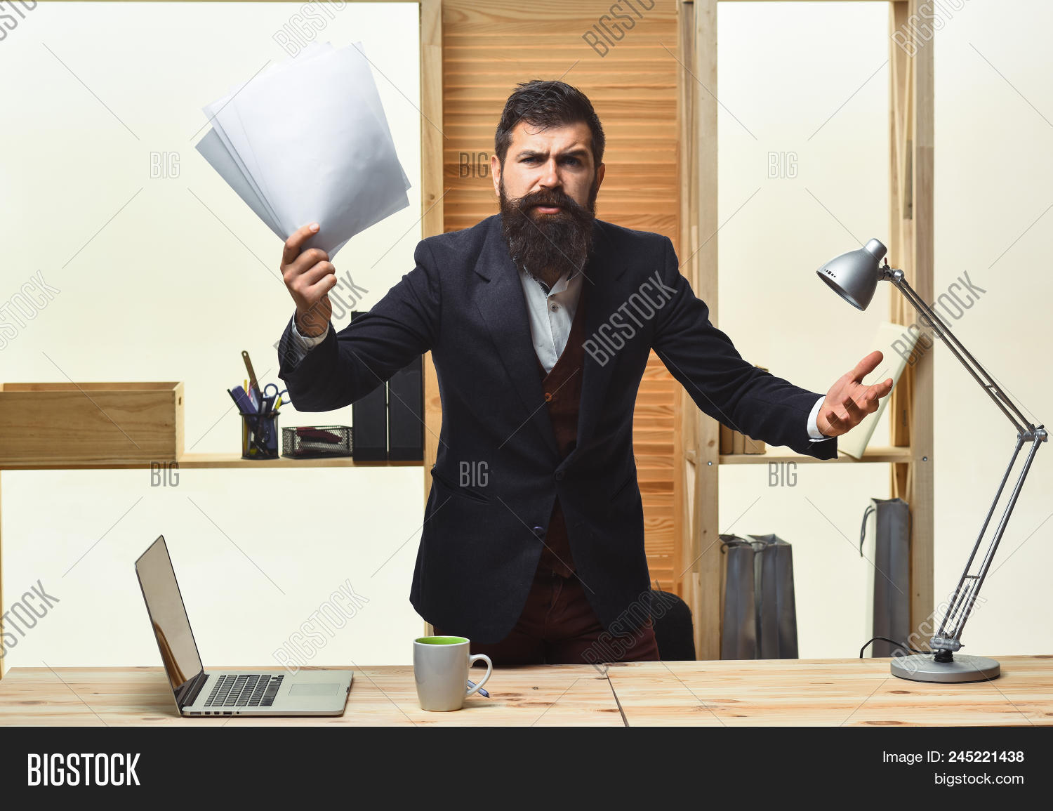 Angry Businessman Image & Photo (Free Trial) | Bigstock