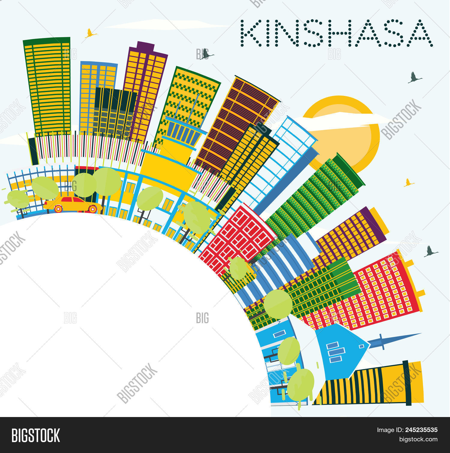 Kinshasa Skyline Color Image & Photo (Free Trial) | Bigstock