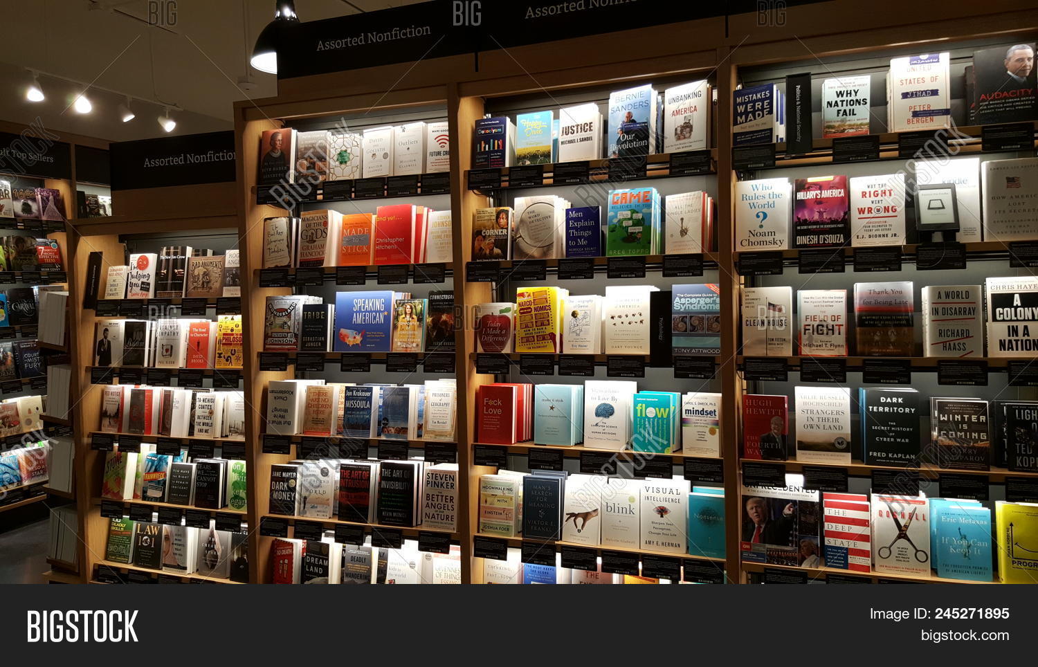 Bookshelf Wall Display Image & Photo (Free Trial) | Bigstock