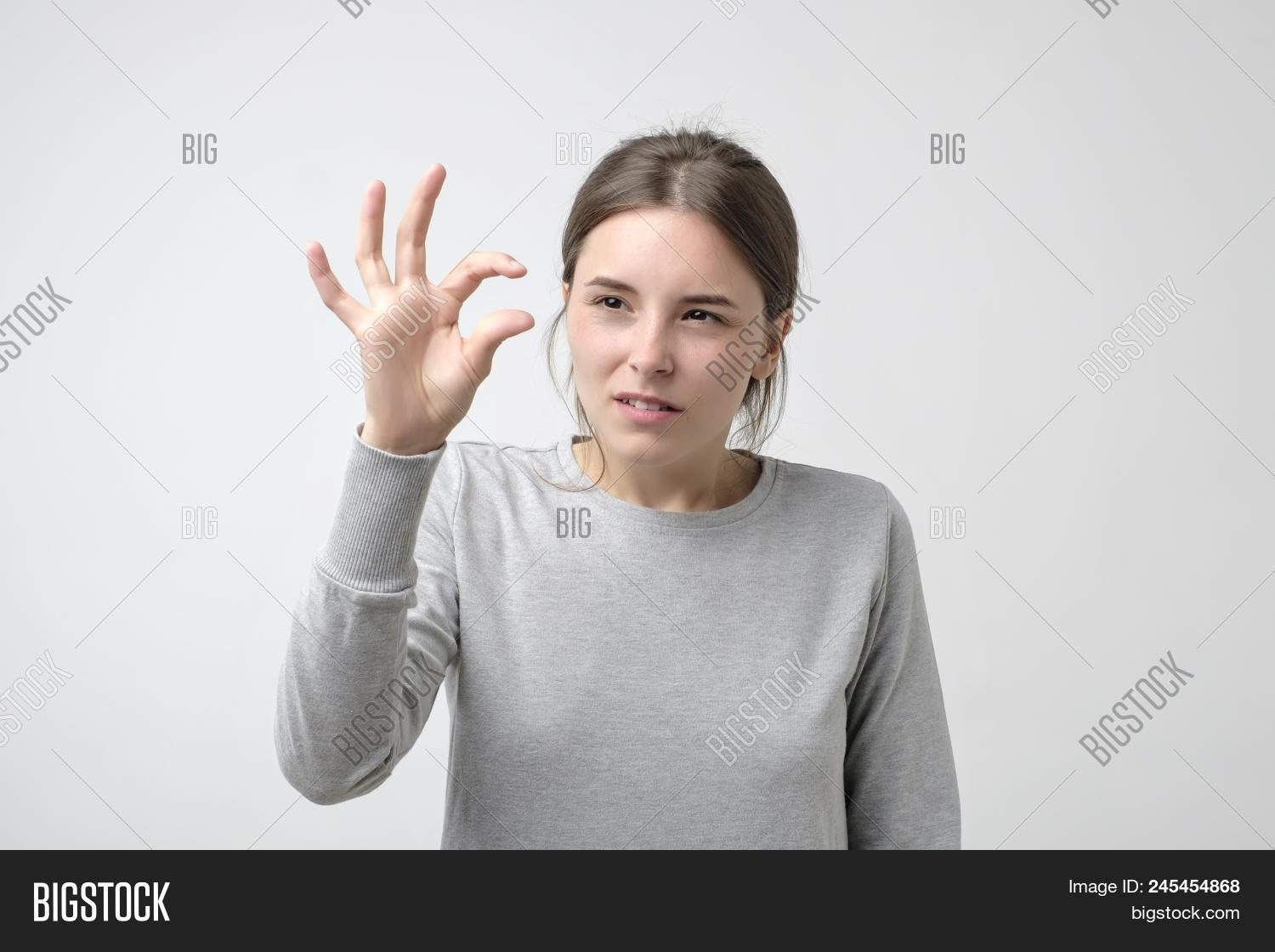 Pretty Puzzled Girl Image & Photo (Free Trial) | Bigstock