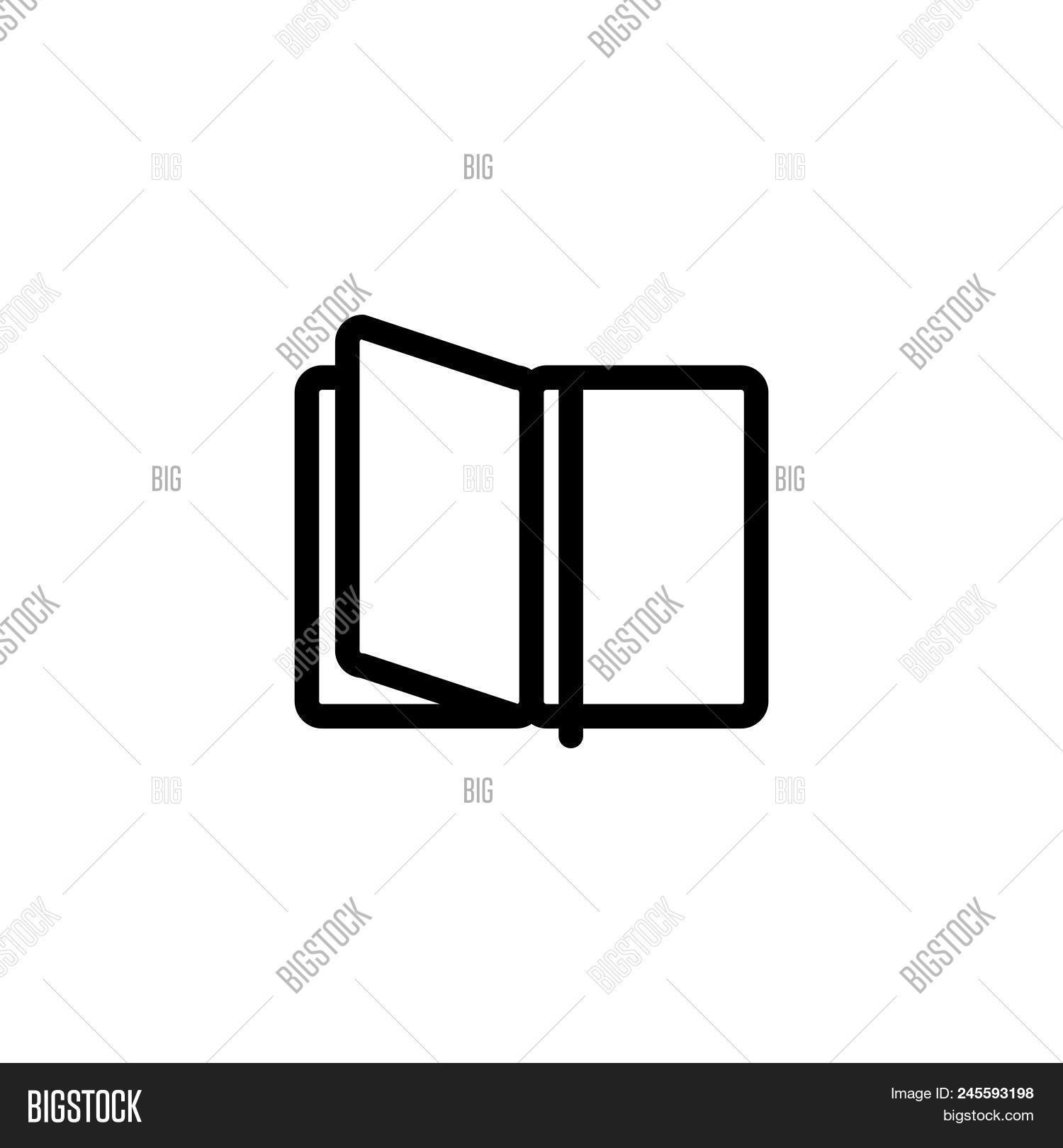 Notebook Vector Icon Vector & Photo (Free Trial) | Bigstock