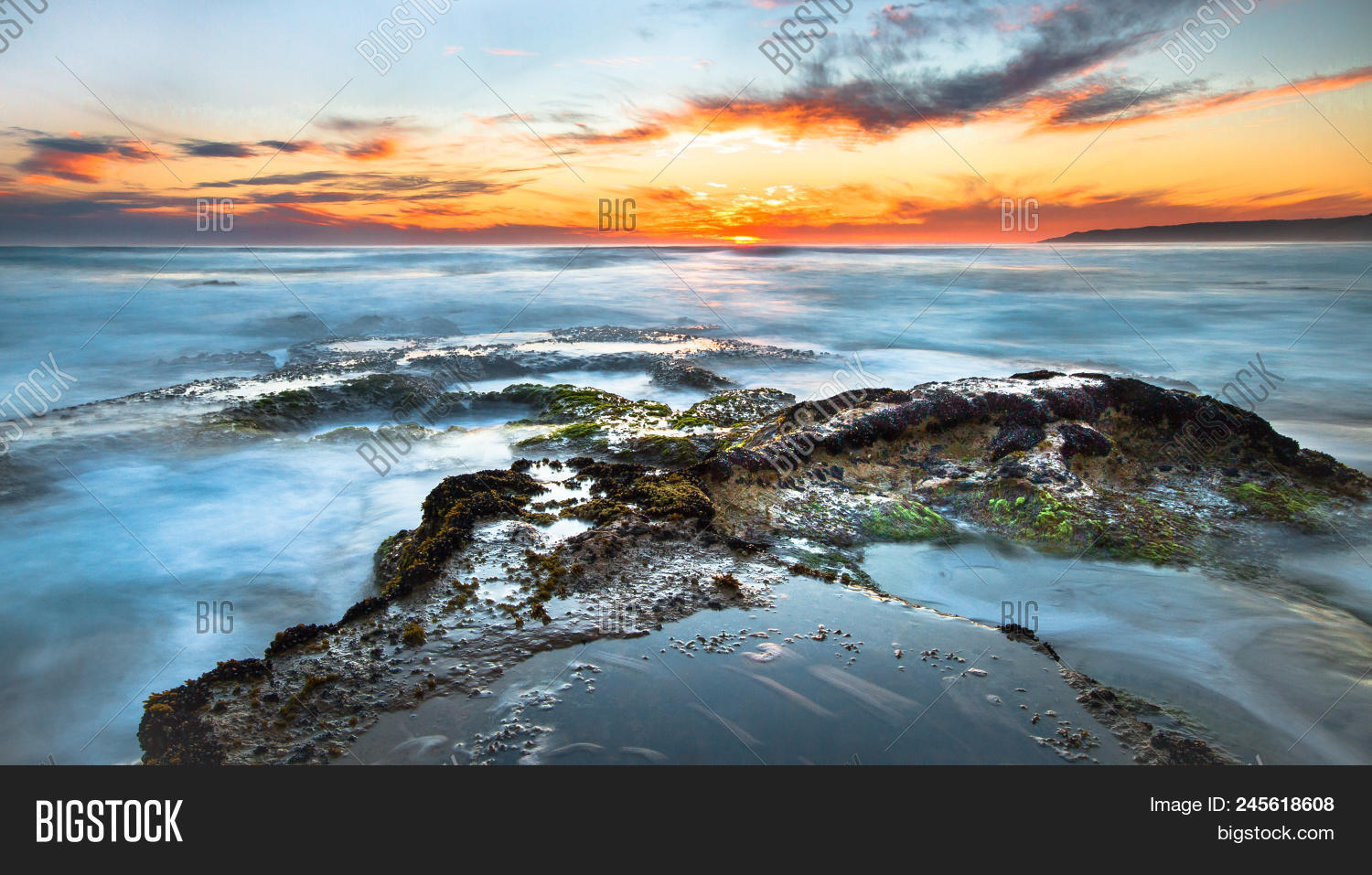 Long Exposure Ocean Image & Photo (Free Trial) | Bigstock