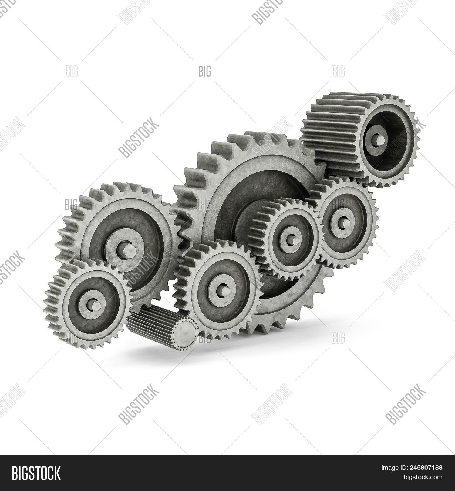 Mechanical Gears 3d Image & Photo (Free Trial) | Bigstock