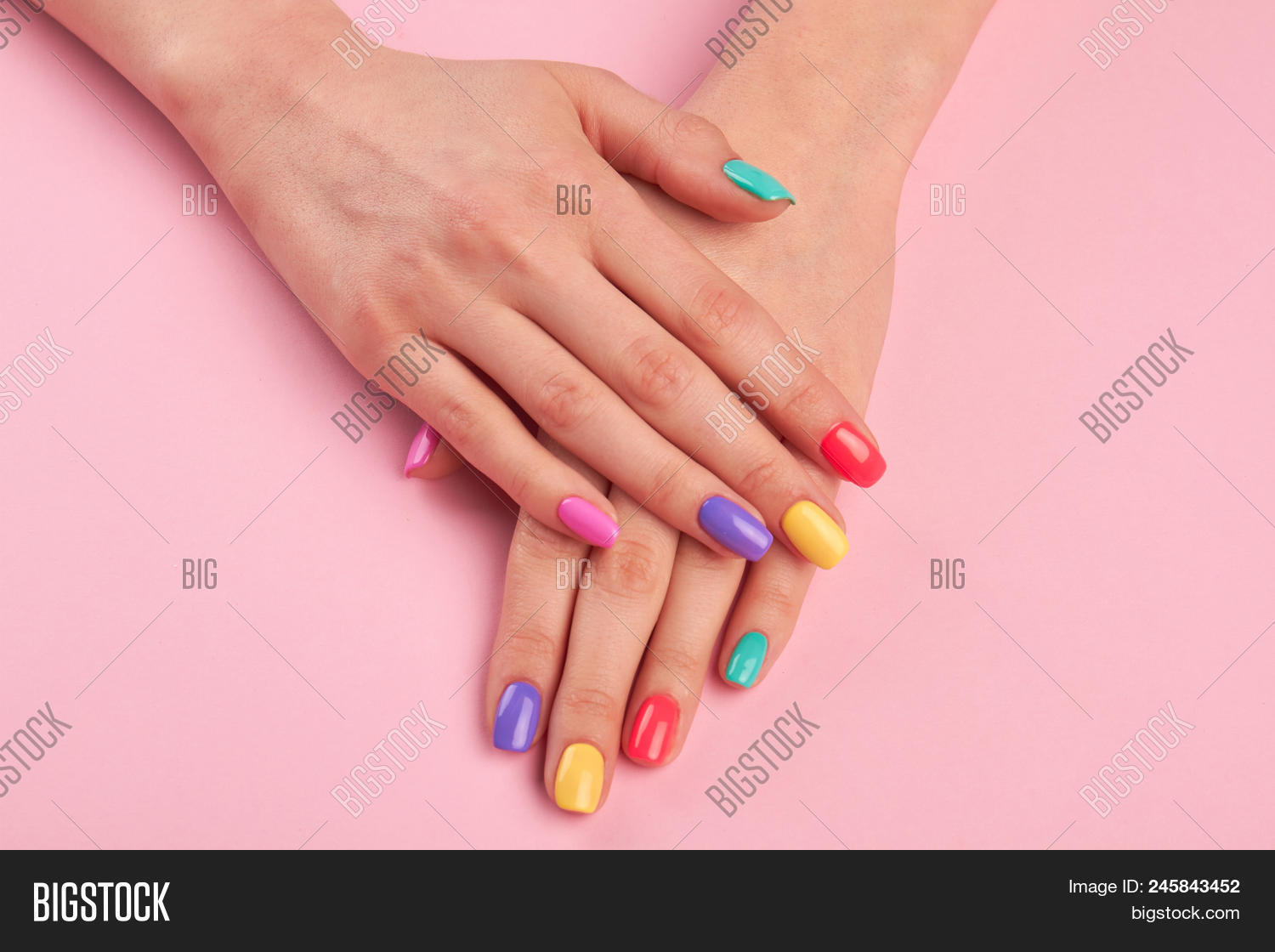 Female Hands Colorful Image & Photo (Free Trial) | Bigstock