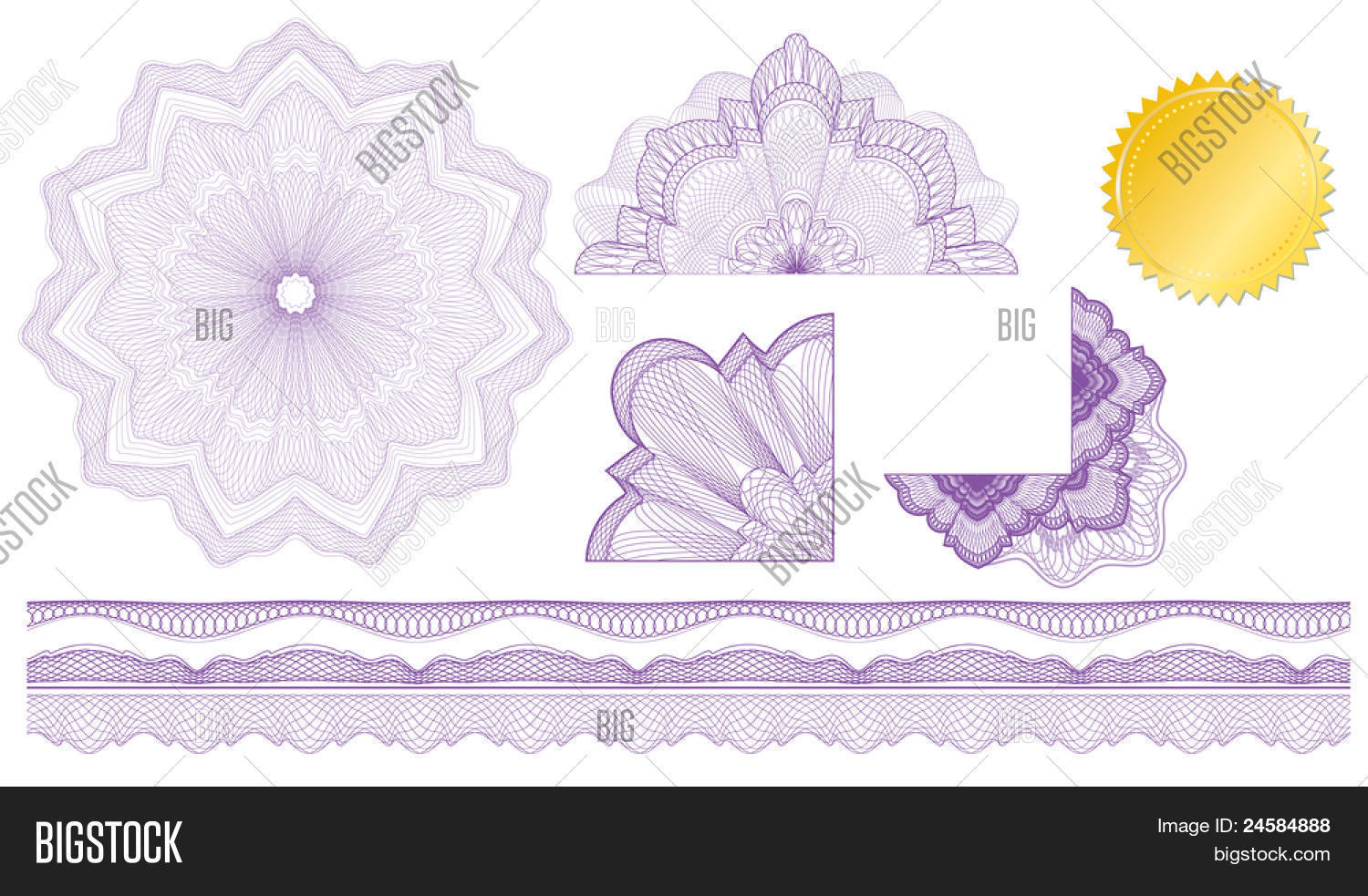 Classic Guilloche Vector & Photo (Free Trial) | Bigstock