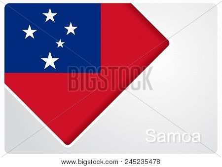 Samoan Flag Design Vector & Photo (Free Trial) | Bigstock