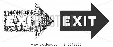 Exit Arrow Vector & Photo (Free Trial) | Bigstock