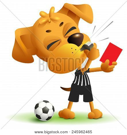 Football Referee Dog Vector & Photo (Free Trial) | Bigstock