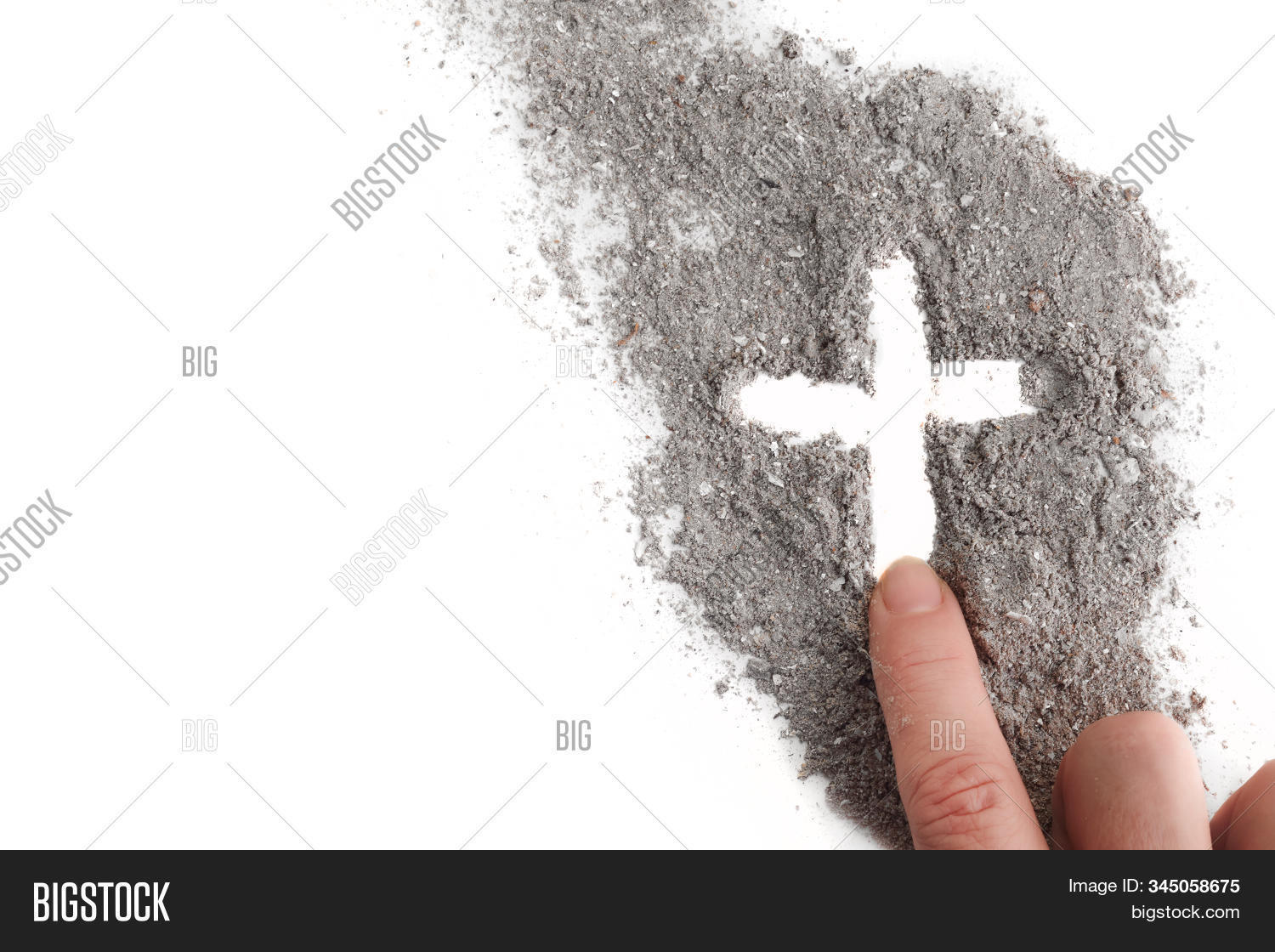 Cross Made Ashes, Ash Image & Photo (Free Trial) | Bigstock