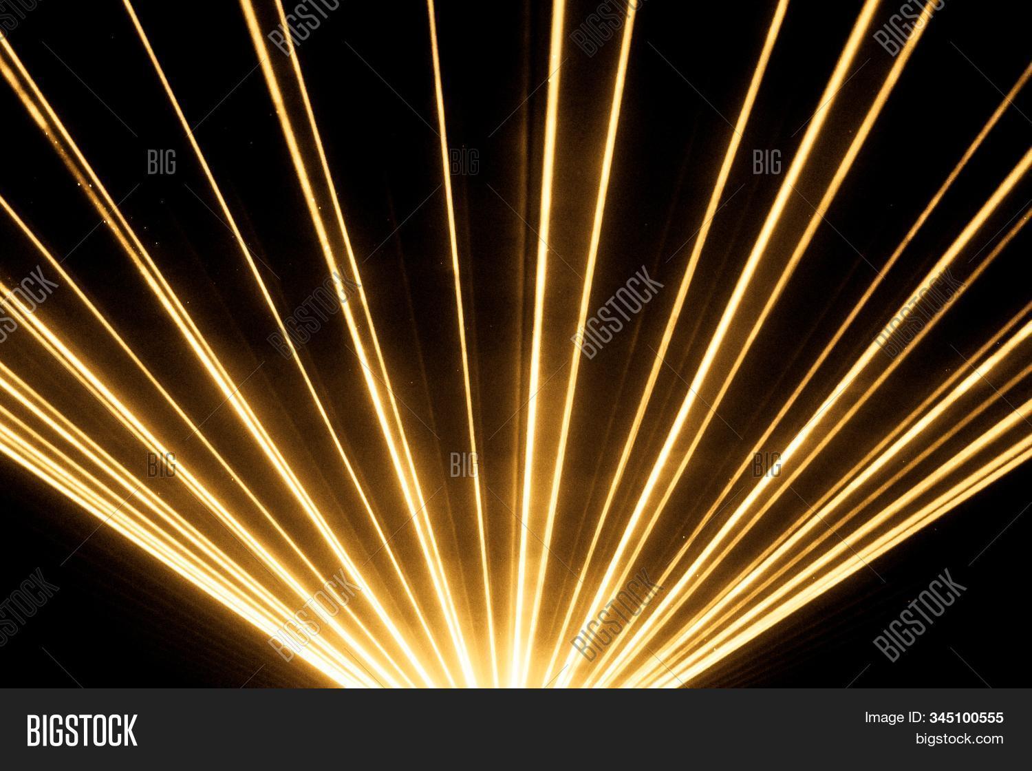 Yellow Laser Show Image & Photo (Free Trial) | Bigstock