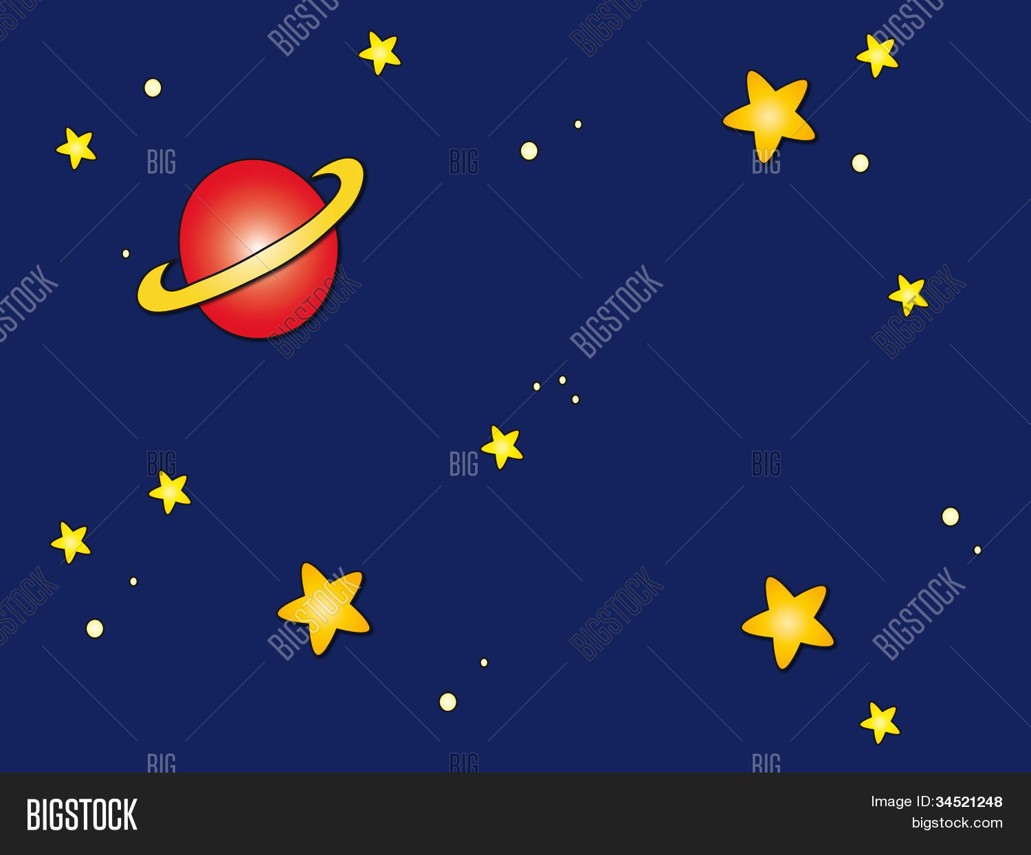 Space Sky Cartoon Image & Photo (Free Trial) | Bigstock