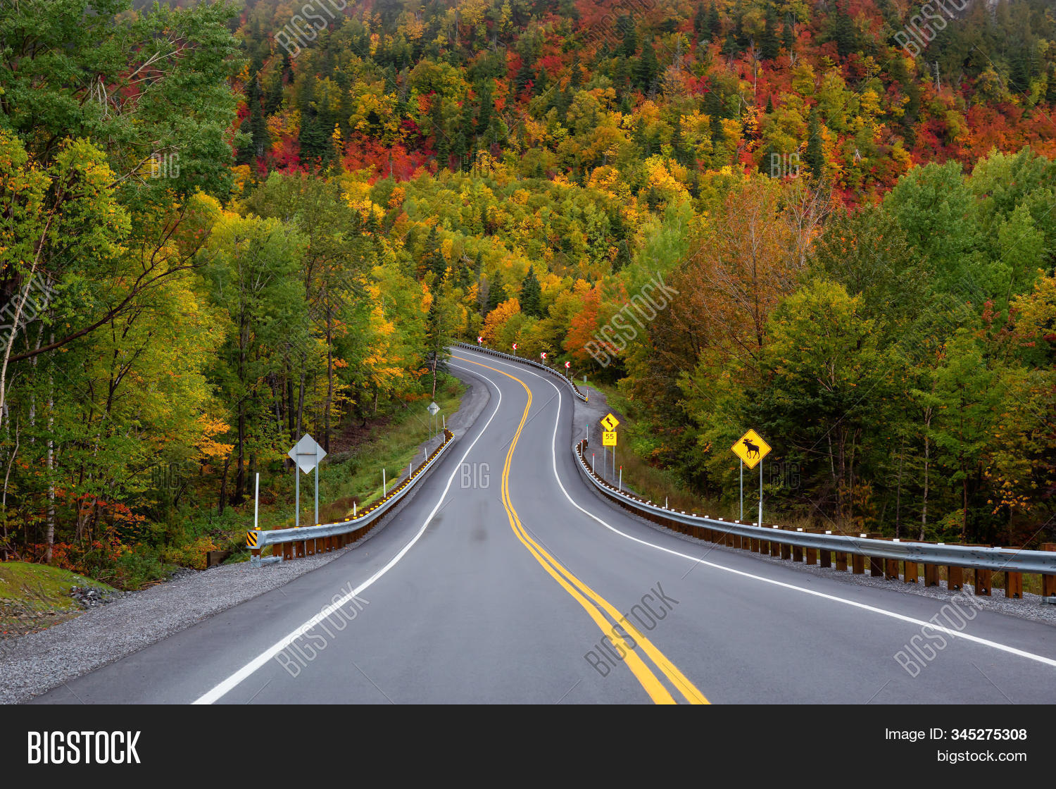 Scenic Road Mountains Image & Photo (Free Trial) | Bigstock